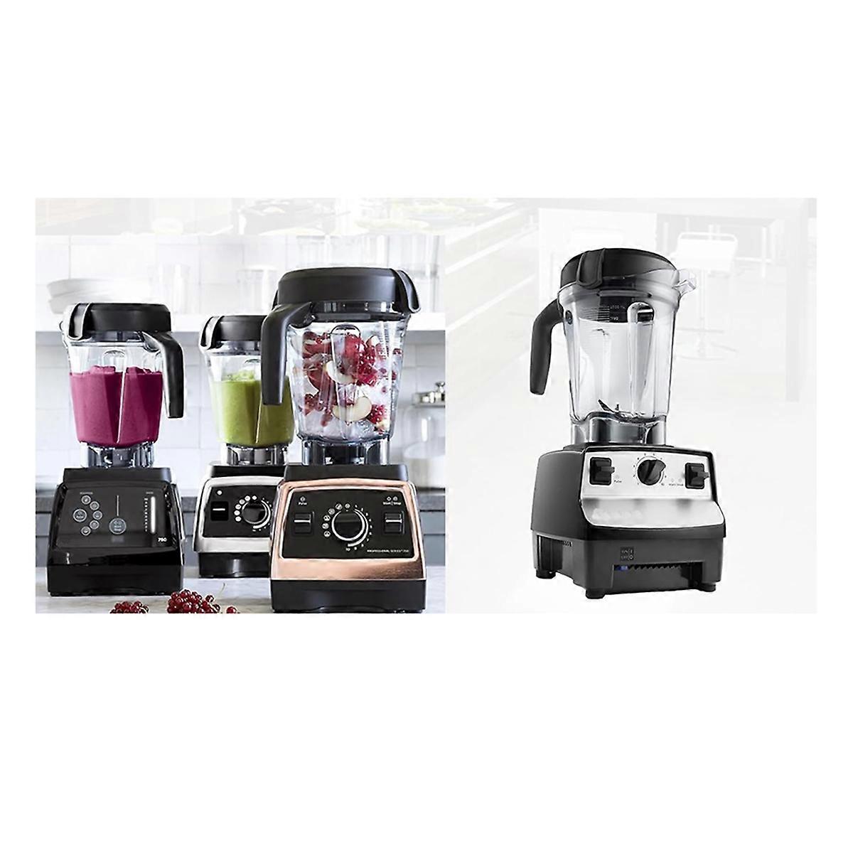 Blender Pitcher 64oz Low-Profile with Tamper,for Vitamix 750 5200 5000 6300 7500 Vm0102 Vm0103 ...