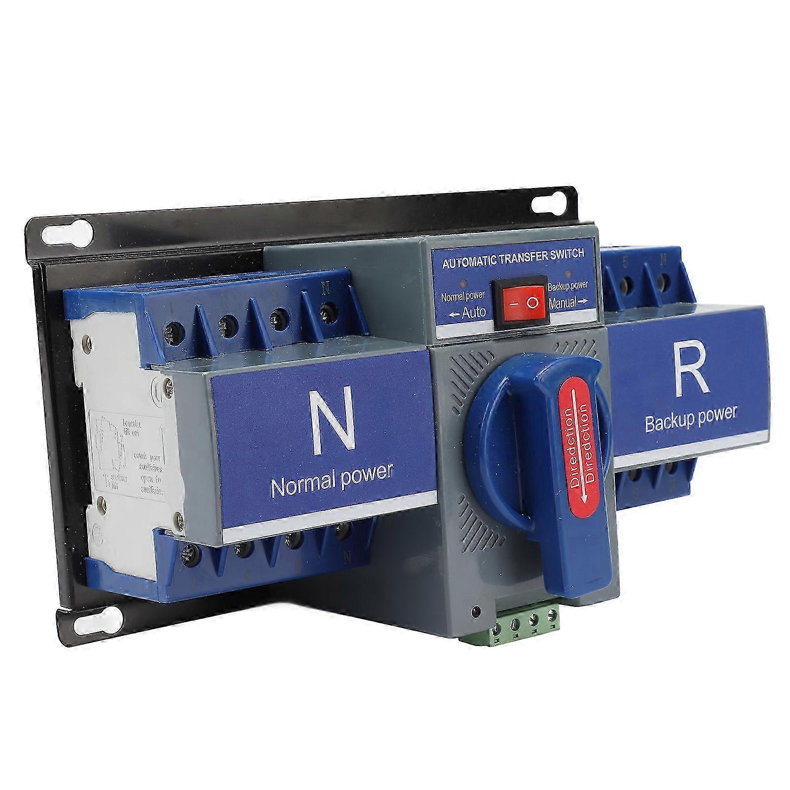 Dual Power Automatic Transfer Switch Overload Protection PC Housing ...