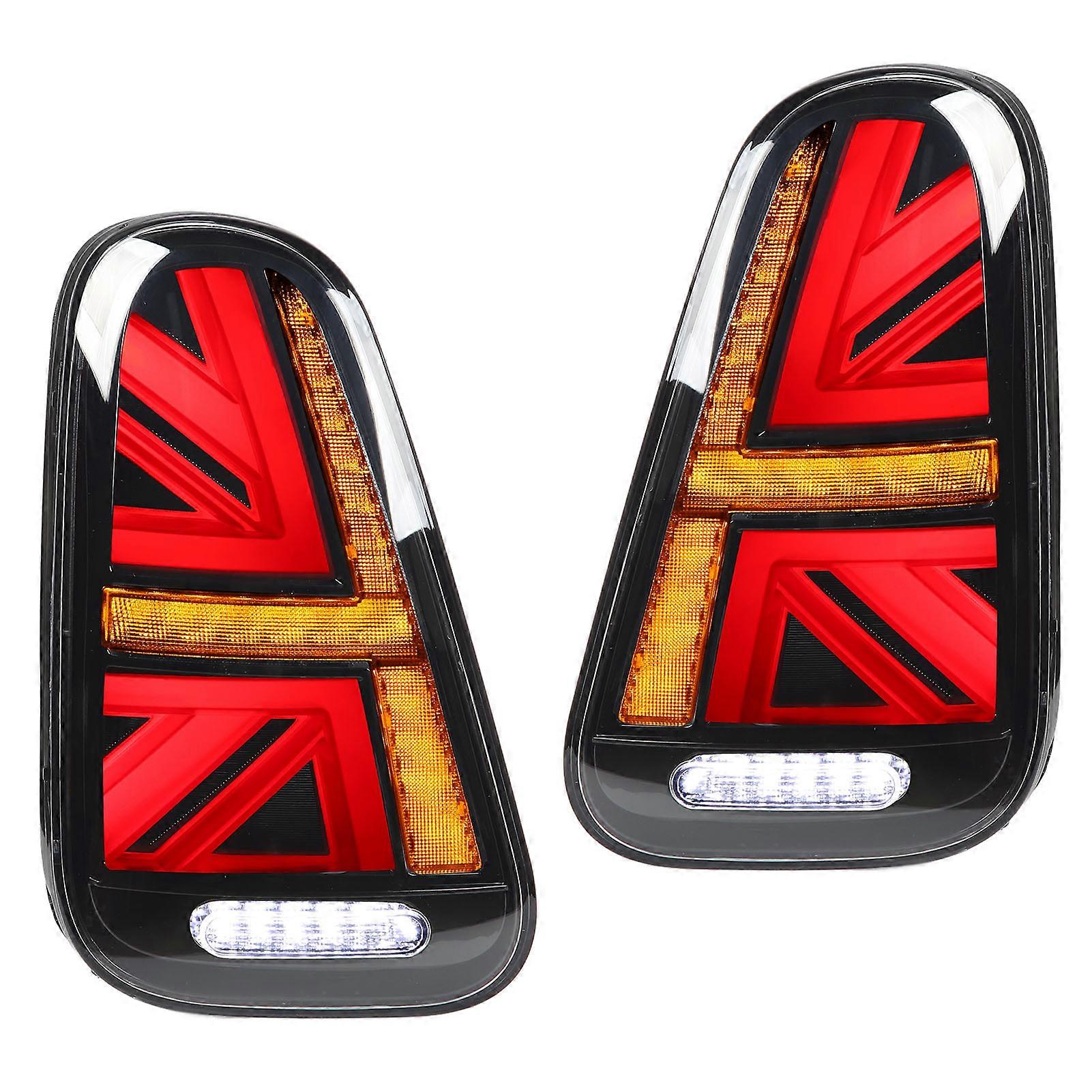 Dynamic Turn Signal Full LED Union Jack Tail Lights for Cooper R50 R52 ...