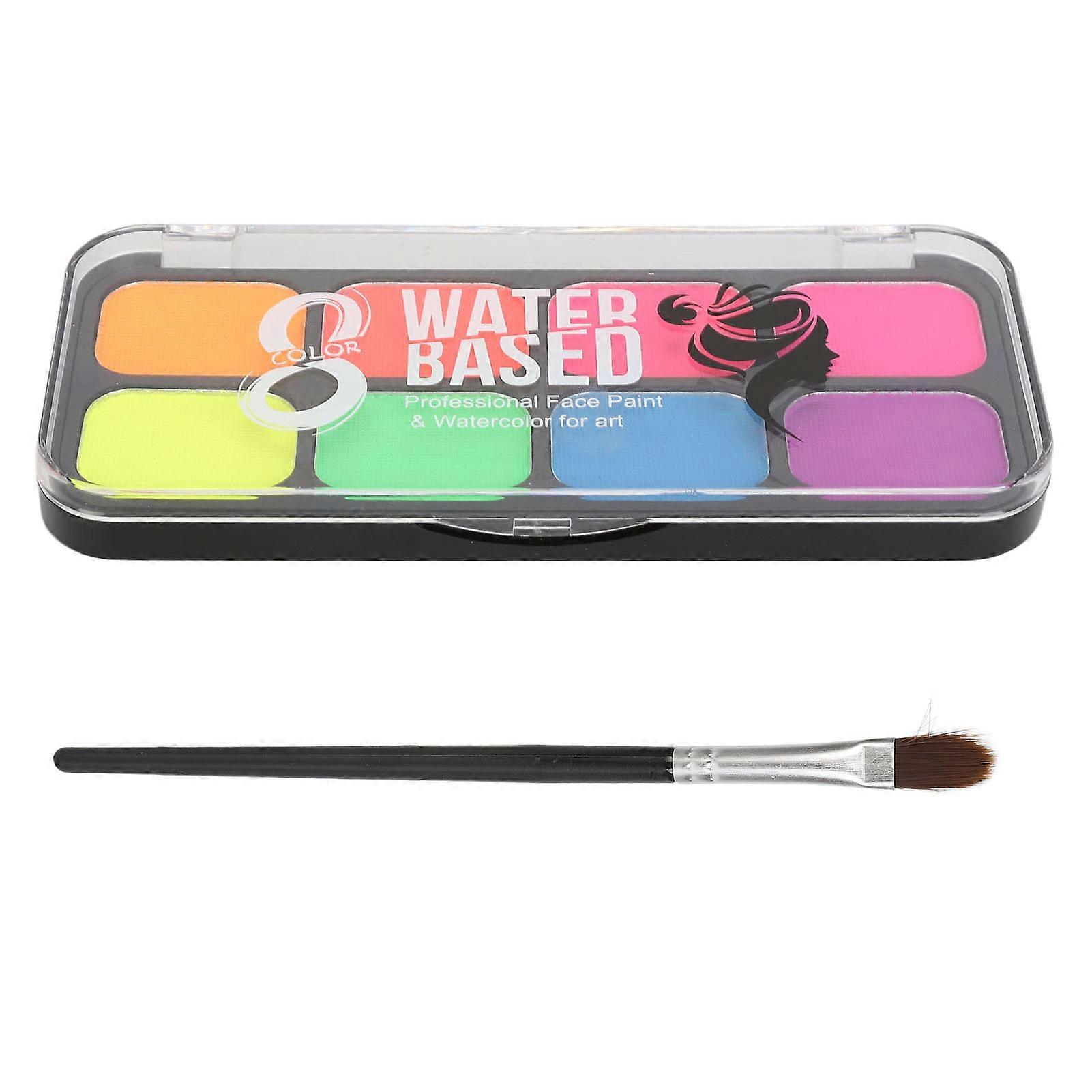 8 Colors Body Painting Oil 0.8 Oz Professional Face Paint Cosplay ...