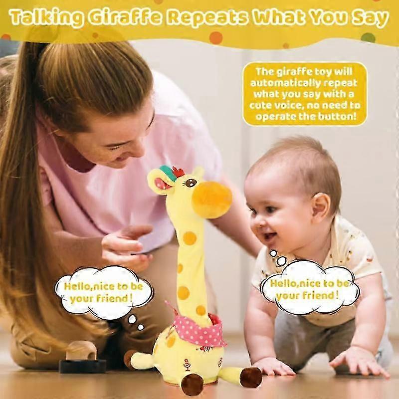 Musical Giraffe Toy - Sings Dances & Repeats What You Say Dancing ...