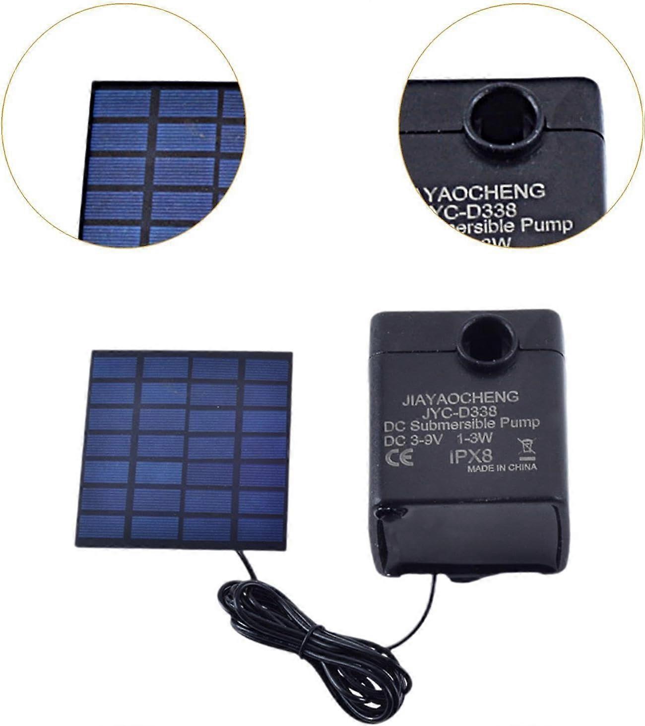 Solar Water Fountain Pump for Garden Pond Bird Bath Patio Tank with ...