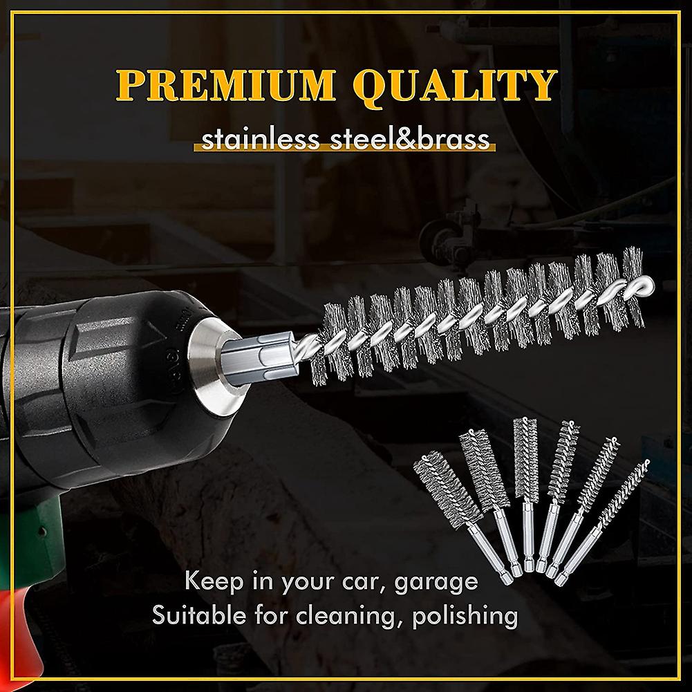 Hole Brush Set Steel Wire Hole Brush Set Stainless Steel Cleaning Brush ...