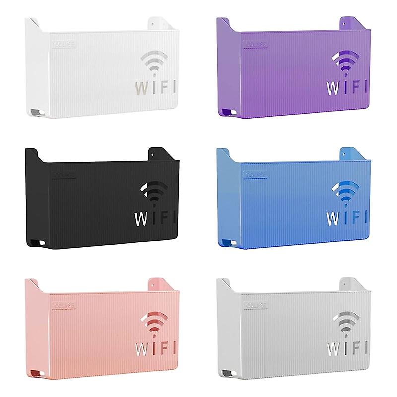 Wall-Mounted Router Storage Box Wireless Wifi Rack Bracket Plastic ...