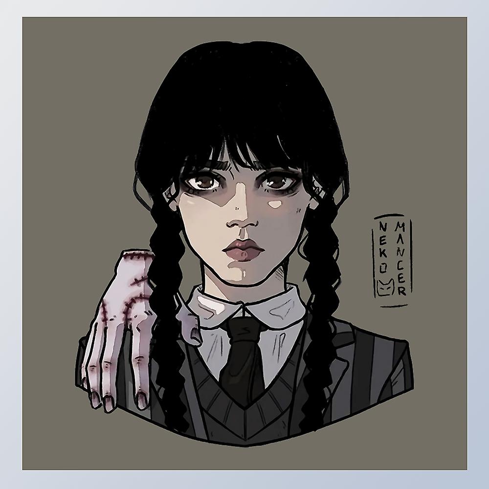 Wednesday Addams Patch Iron Transfer Cartoon Popular TV Series Patches Kids Clothes DIY for T ...