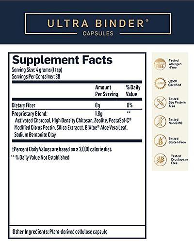 Quicksilver Scientific Ultra Binder 120 Capsules | Fruugo UK