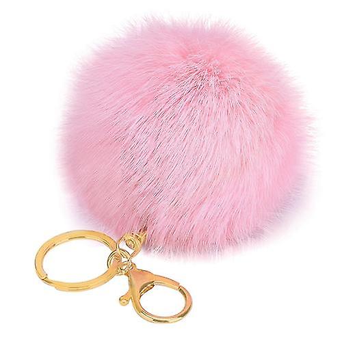 Merryso Hot Furry Ball Keychain Bag Key Hanging Tail Accessories Rabbit ...