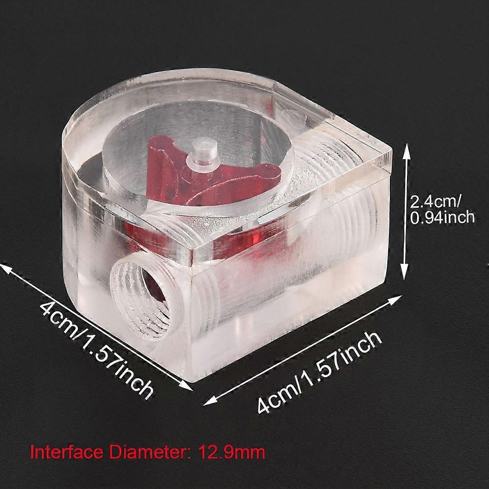 G1/4 Thread 2-Way PC Water Cooling Flow Meter Indicator | Fruugo UK
