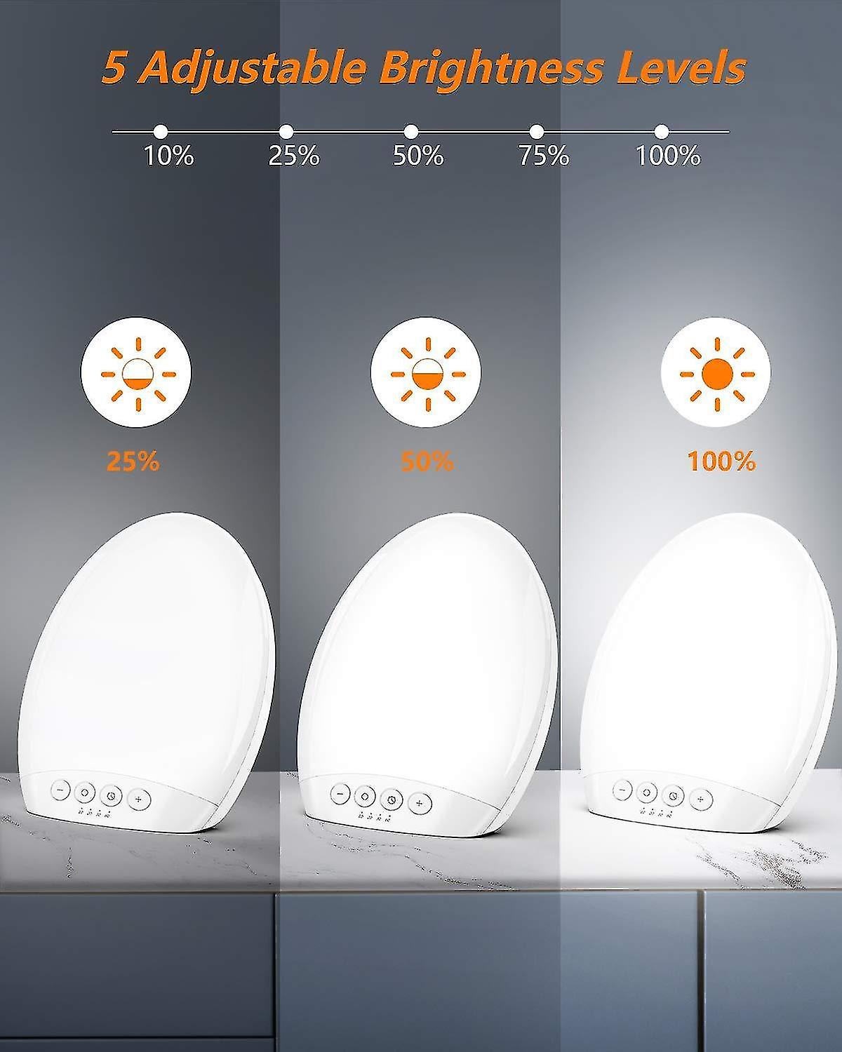 Sad Lamp, 10000 Lux Light Therapy Lamp, With 3 Adjustable Brightness ...