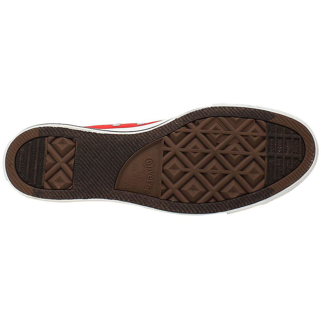 Converse All Star Ox Lace-Up Red Canvas Womens Plimsolls M9696C | Fruugo UK