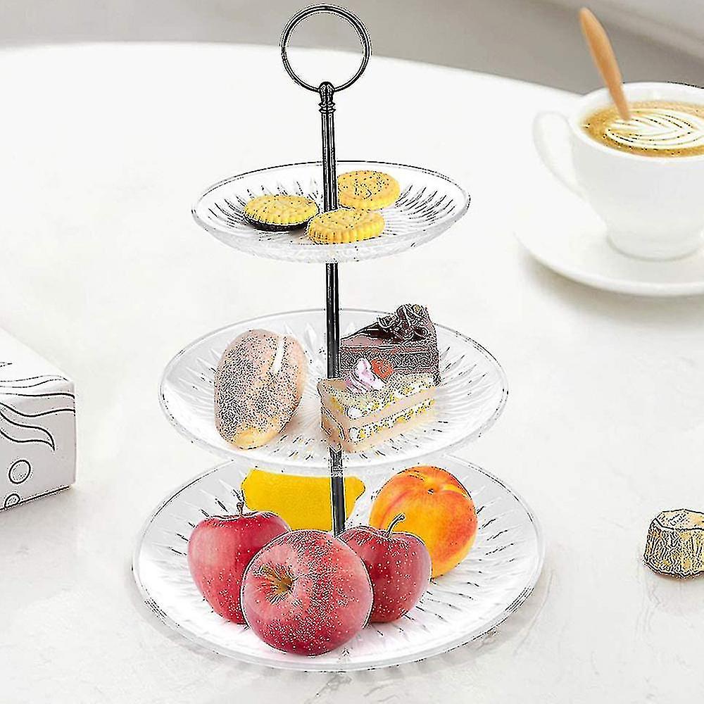 Bran 4 Sets 3 Tier Cake Stand Hardware tiered Tray Hardware 3 Tier Cake ...