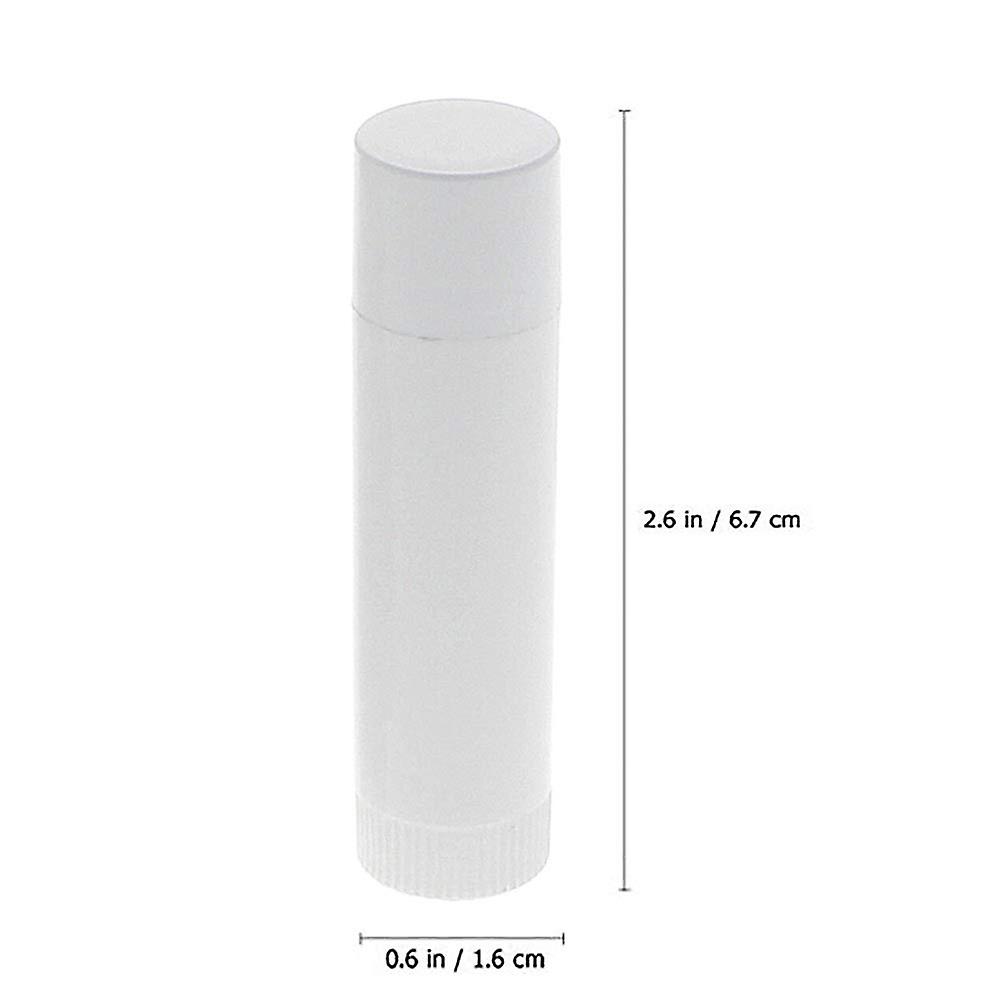 50 Pieces Empty Lip Balm Tubes Containers ,DIY Plastic Lips Balm with ...