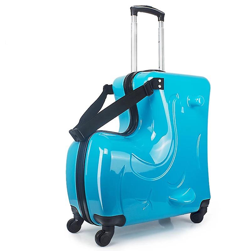 Children Rolling Luggage Spinner Wheels Suitcase Kids Cabin Trolley ...