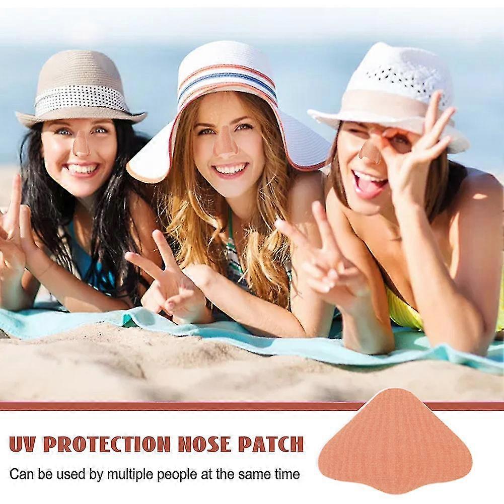 24pcs Sun Protection Nose Patch Outdoor Uv Protection Nose Cover Skin ...