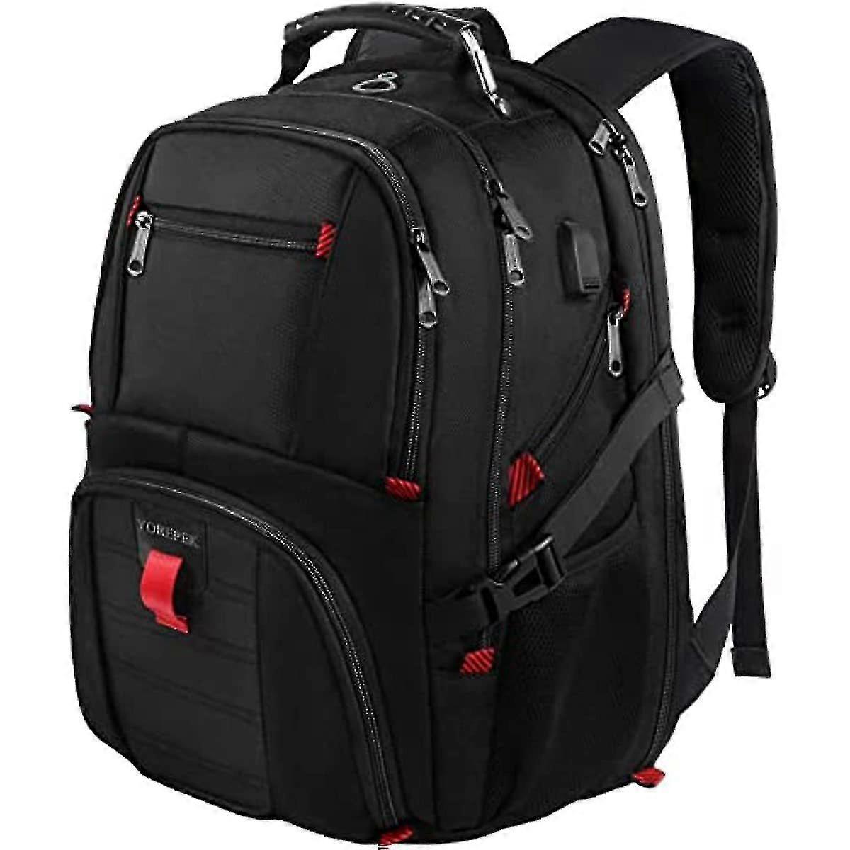 Backpack Men's Backpack School Backpack for Men Boys Teenagers(black ...