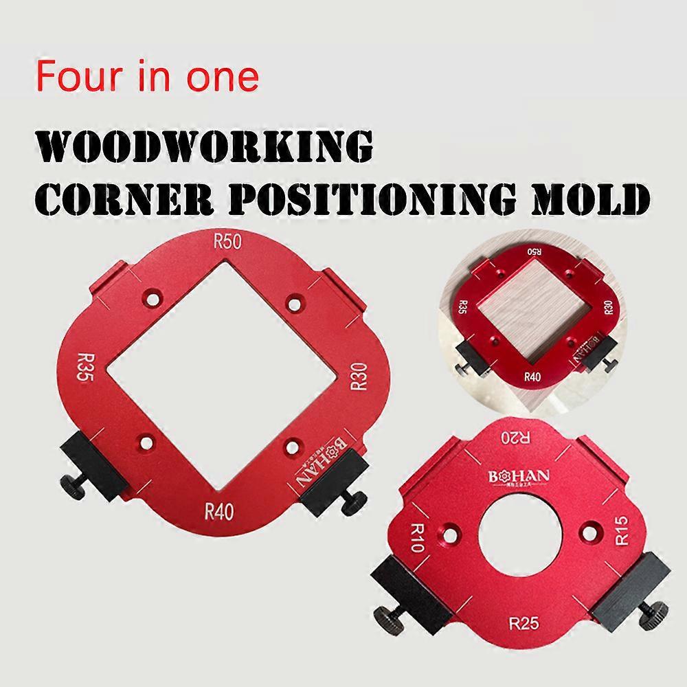 4-in-1 Round Arc Positioning Mould Reusable Corner Making Template for ...