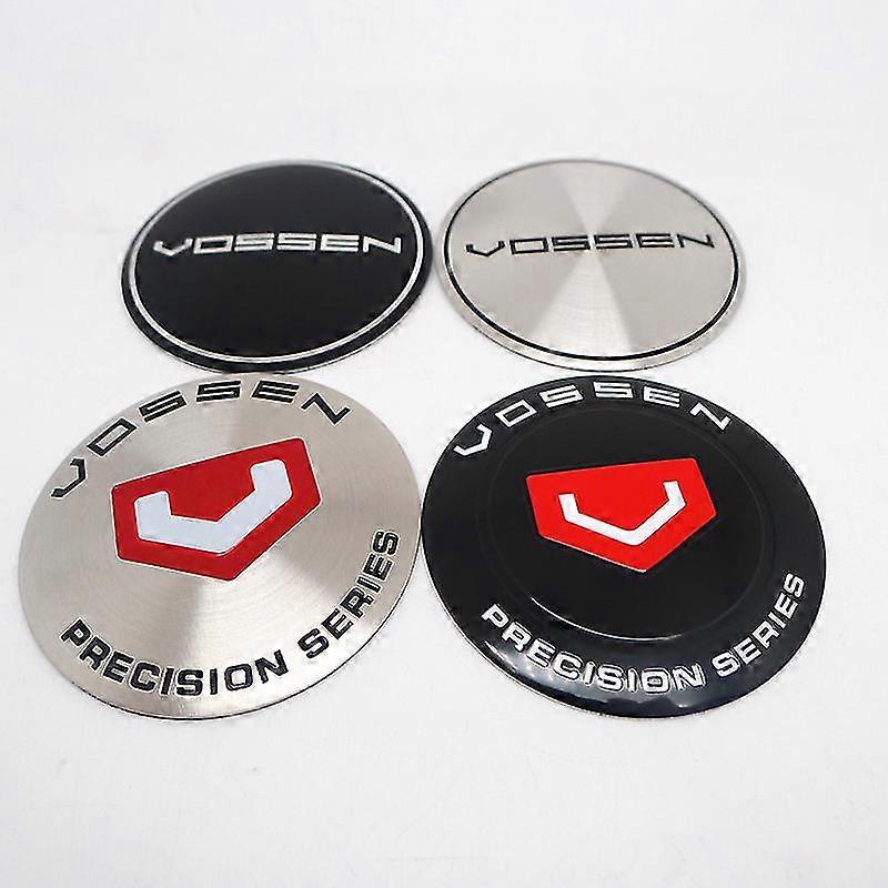 4pcs 65mm Vossen Wheel Center Hub Cap Stickers Logo Badge Emblem Car ...