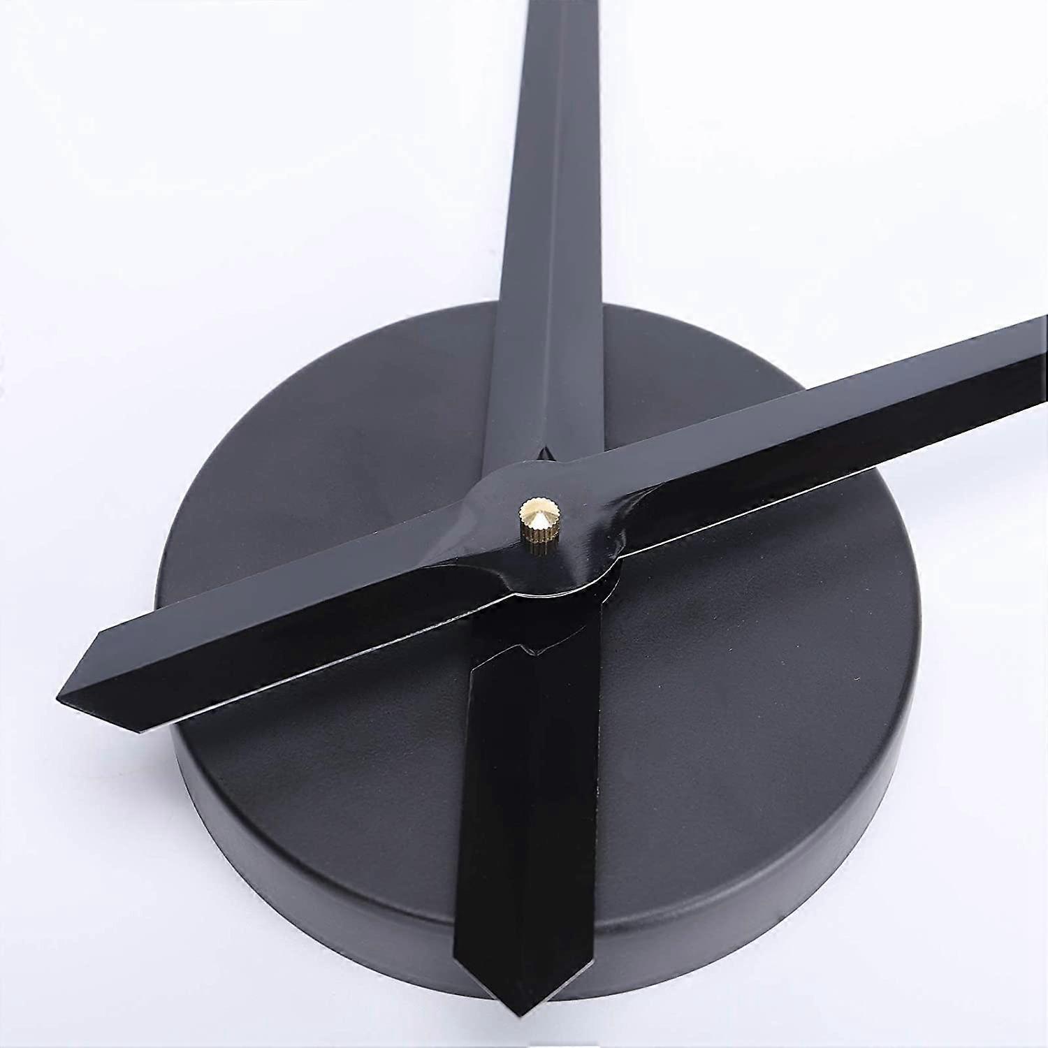 3D Clock Hands,DIY Large Clock Movement Mechanism Needles Part,Black ...