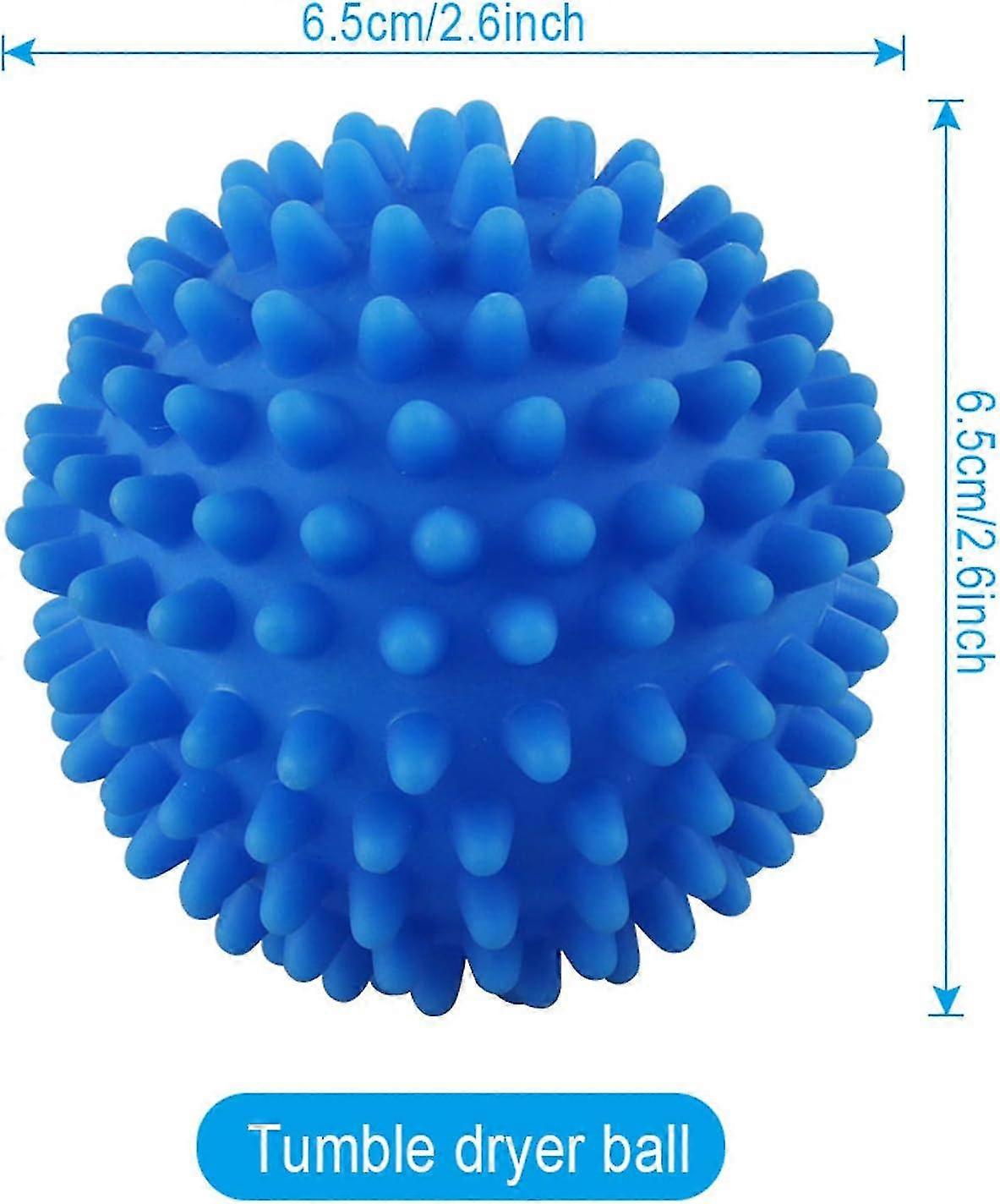 6 Pack Laundry Tumble Dryer Balls, Dryer Balls Reusable Washing Balls ...