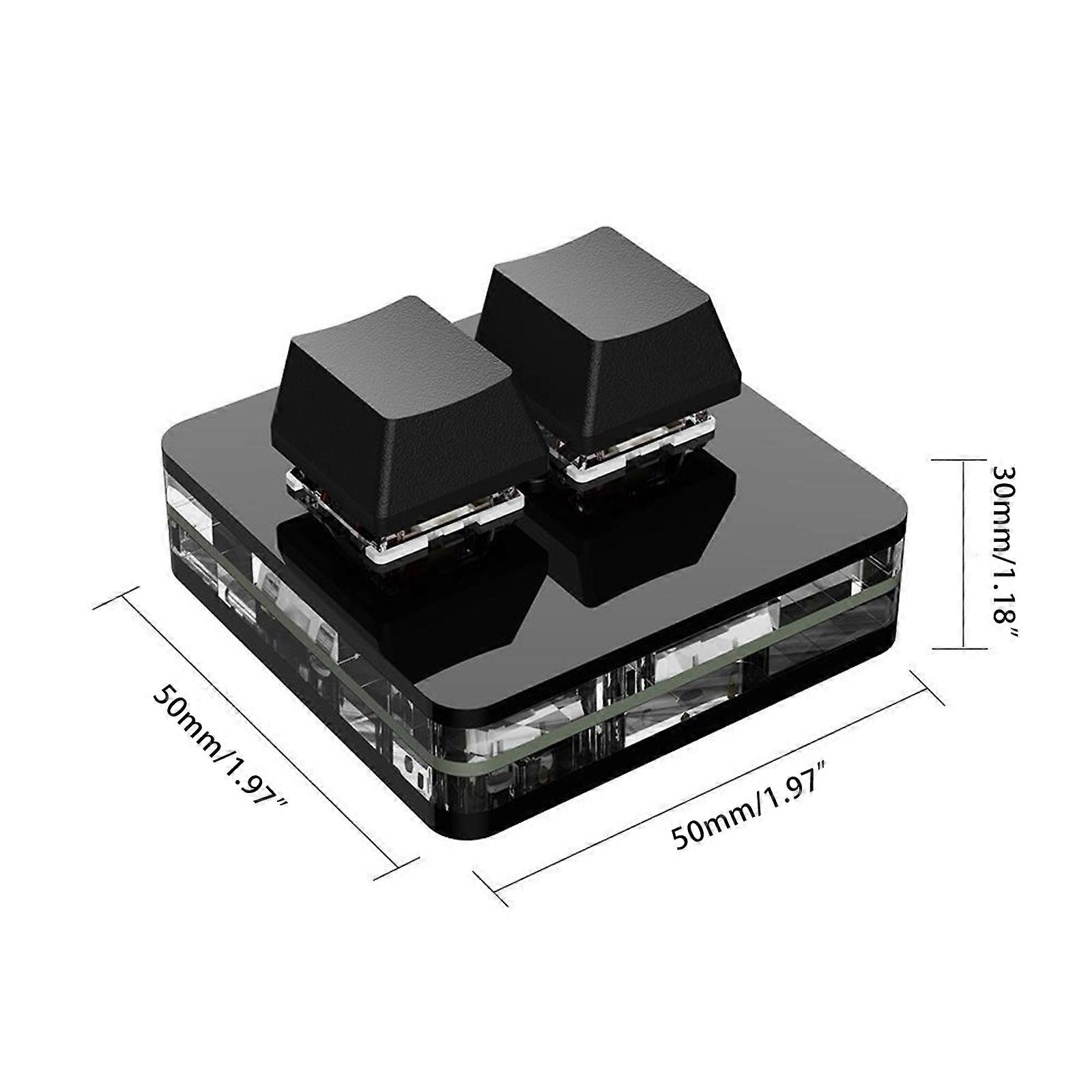 3/4/6/9/12 Keys RGB Button Keyboard Copy Paste Gaming Mechanical Keypad ...