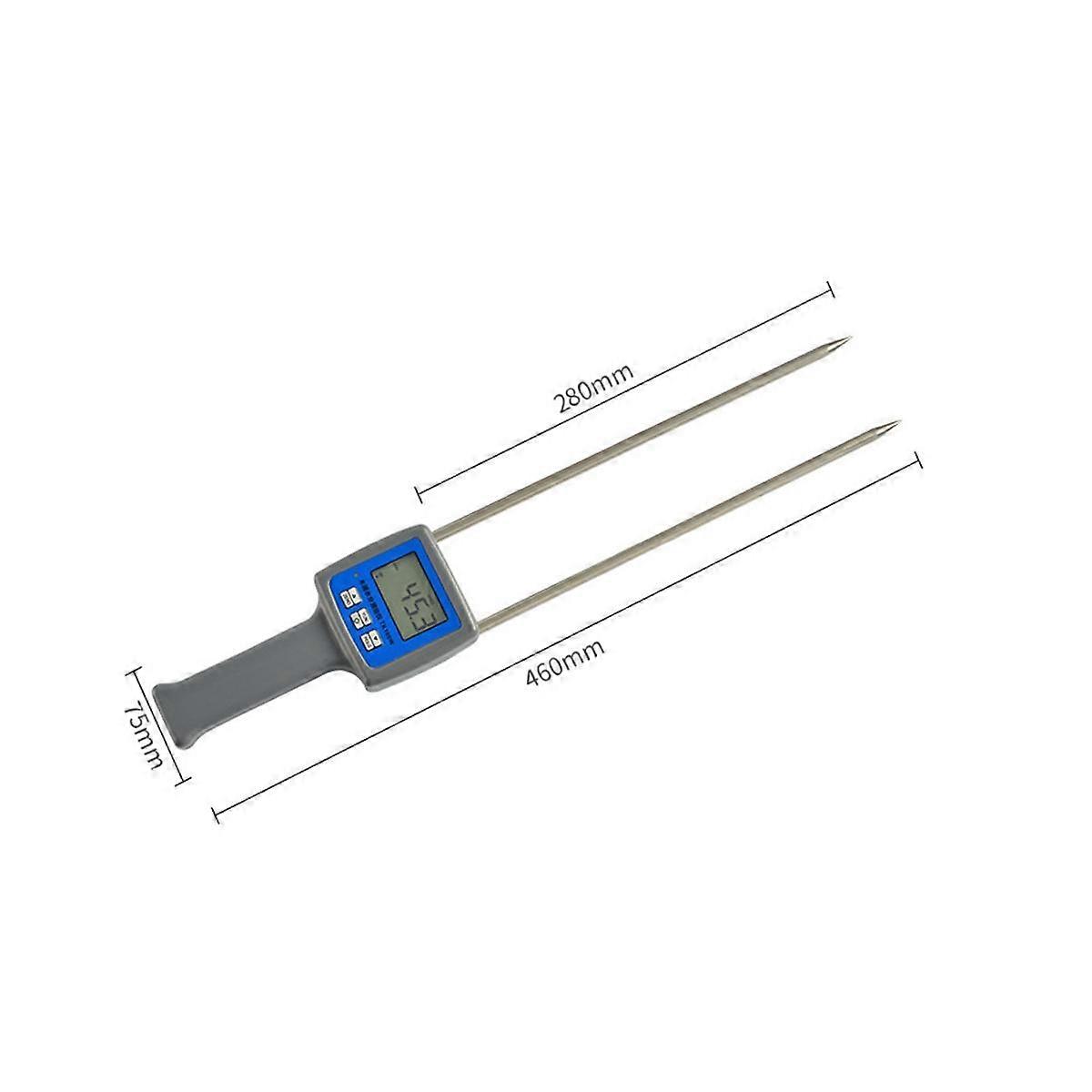 TK100W Hygrometers Wood Sawdust Powder Hay Bale Peat Moisture Meter ...