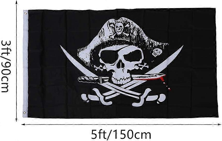 3x5 FT Pirate Flags - Dead Man's Chest Flags - Jolly Roger Flags ...