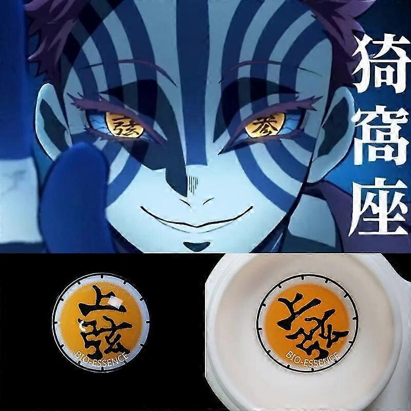 Tib 1 Pair Cosplay Color Contact Lenses Nezuko Cosplay Anime Eye ...
