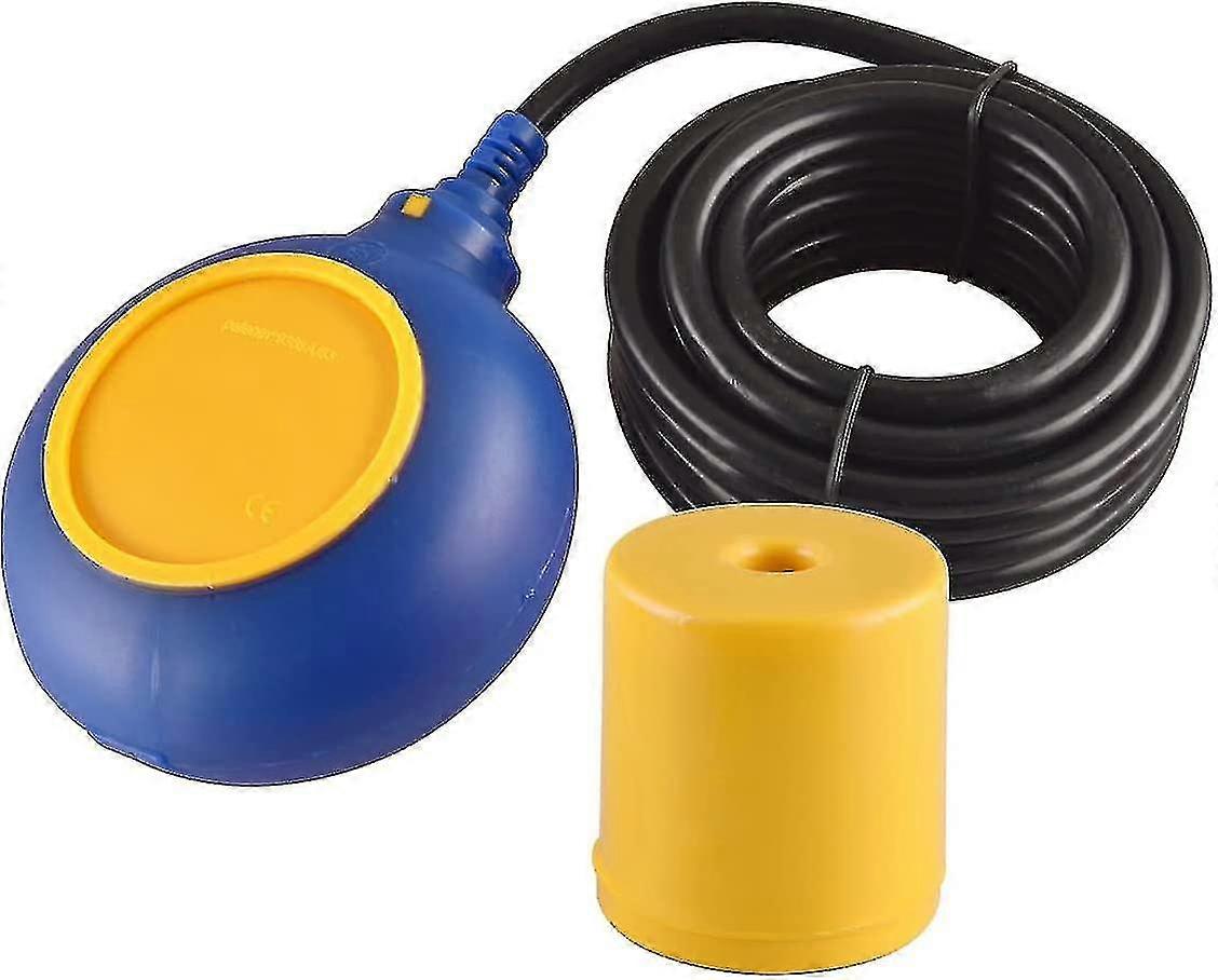 Round Float Switch With 4m Cable, Water Level Controller For Water Tank ...