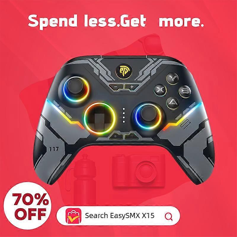 EasySMX X15 Wireless PC Controller, Bluetooth Joystick Gamepad for PC Windows, Nintendo Switch ...