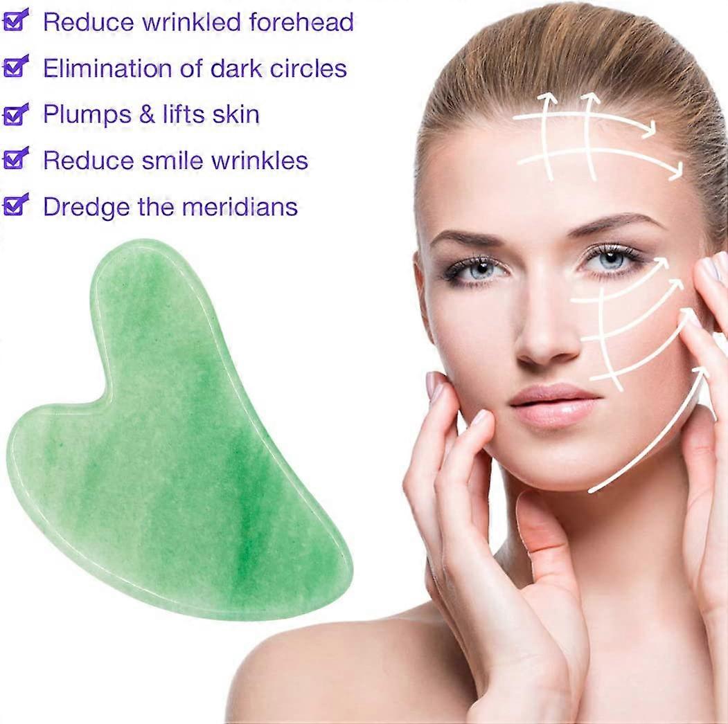 Gua Sha Stone, GuaSha Tool for Face, Gua Sha Scraping Massage Natural ...