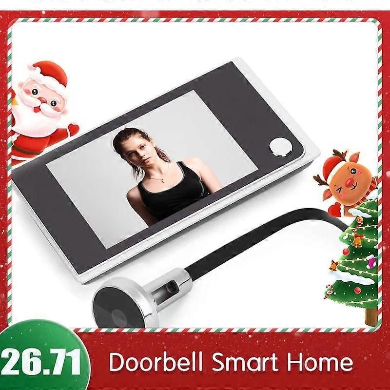 3.5in Digital Door Dell Peephole Viewer Digital Door Camera 120 Degree ...
