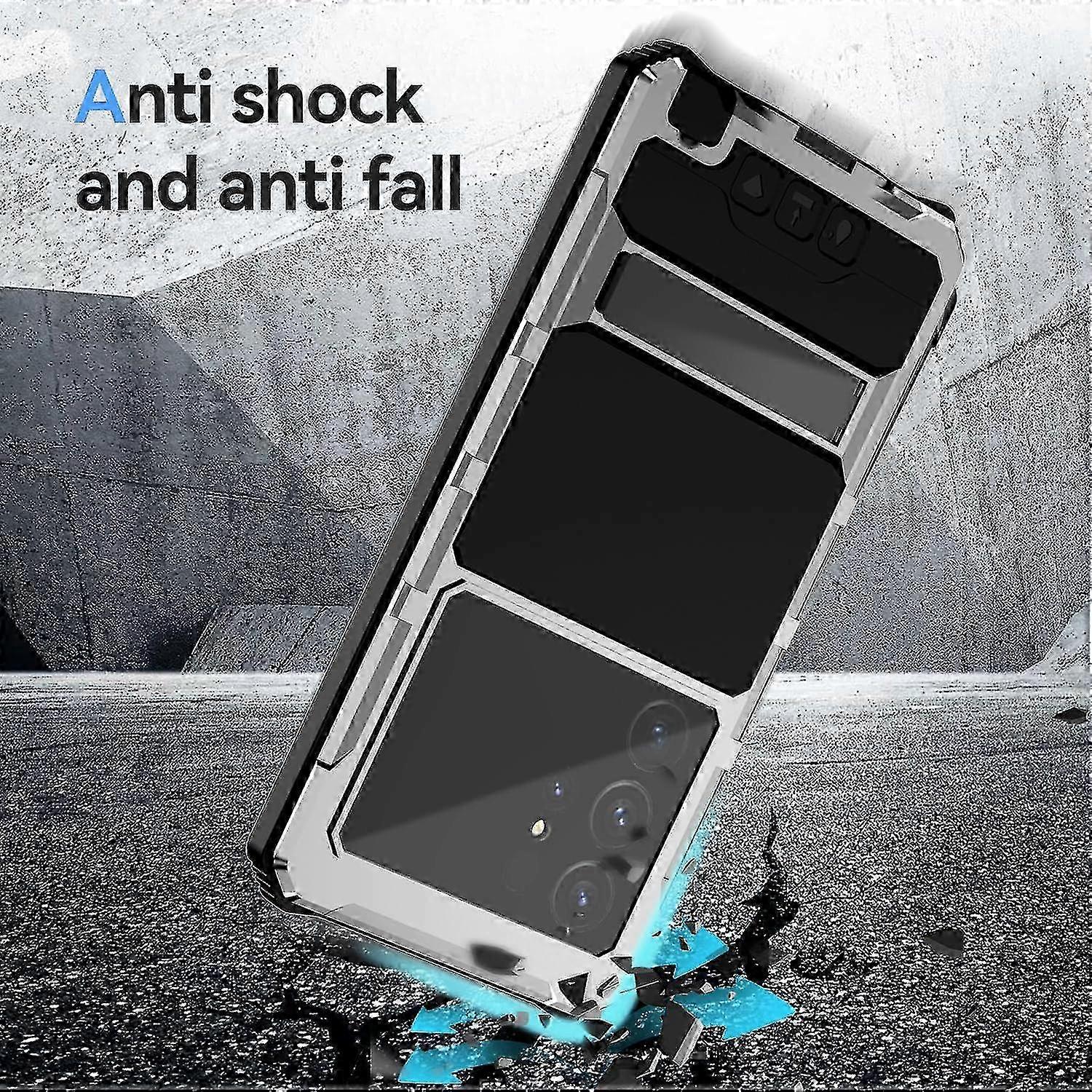 Heavy Duty Metal Military Grade Phone Case for Samsung Galaxy S24 Ultra ...