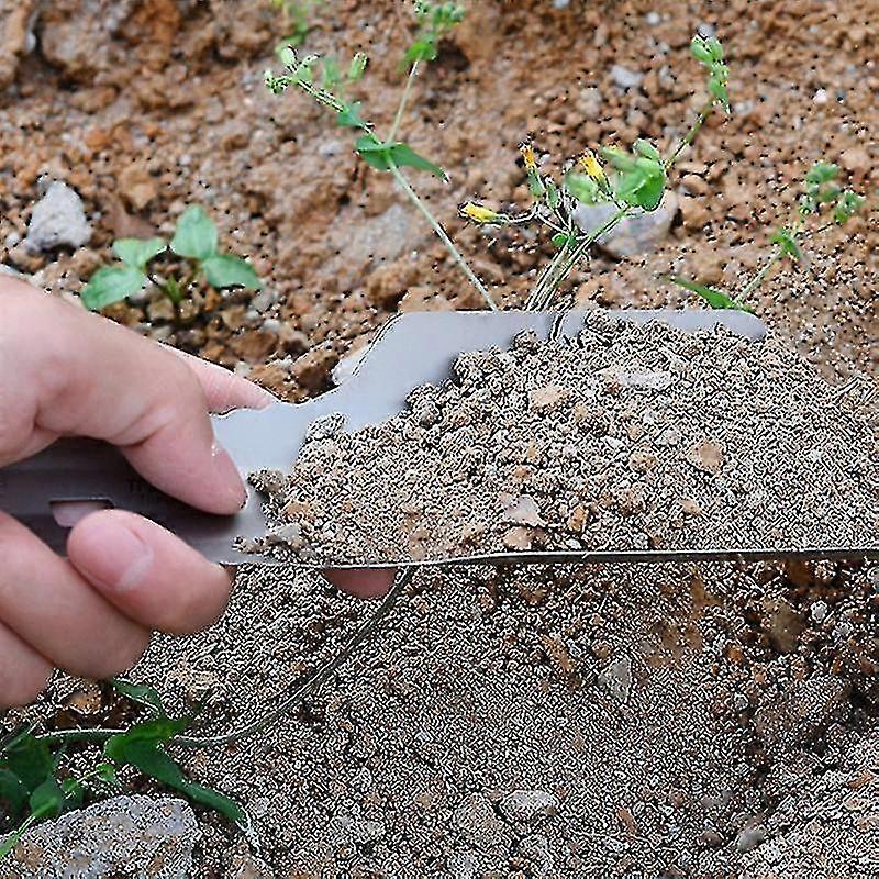 Pure Titanium Ultralight Backpacking Potty Trowel Outdoor Compact Poop ...