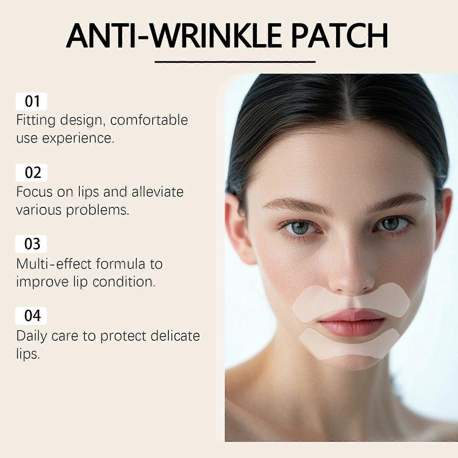 Lip Lift Anti Wrinkle Patches, Lip Mask to Smooth Smile Lines, Silicone ...