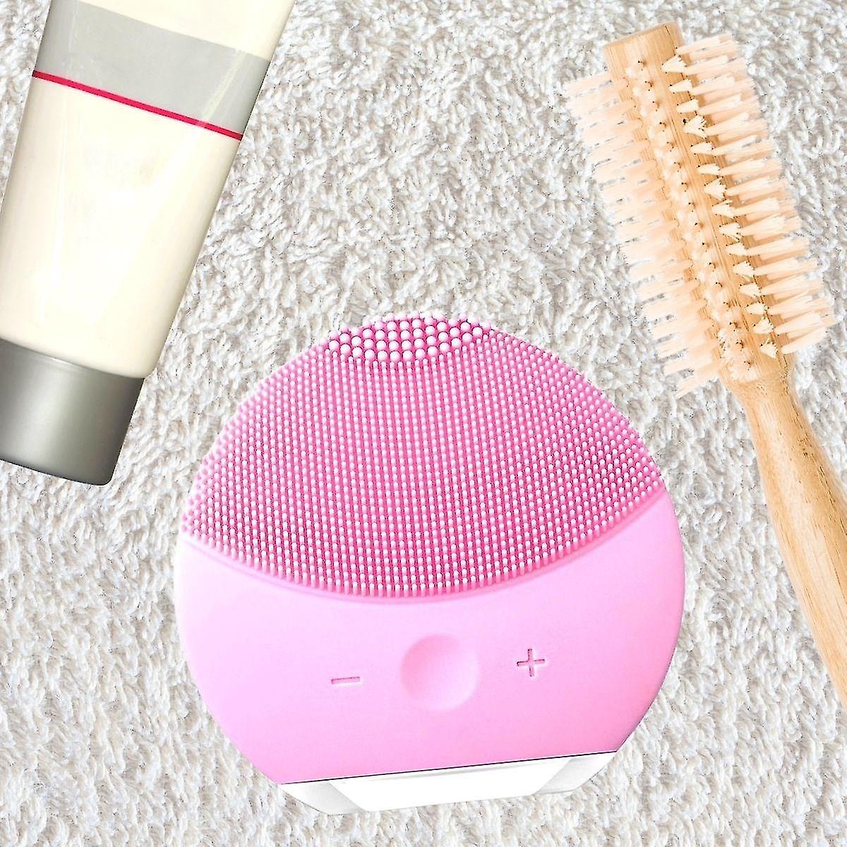 Silicone Facial Cleansing Brush, Waterproof Sonic Face Cleanser ...