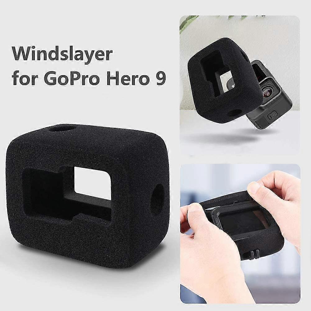 Windslayer Cover For Gopro 10 Hero 9 Wind Noise Reduction Sponge Video ...
