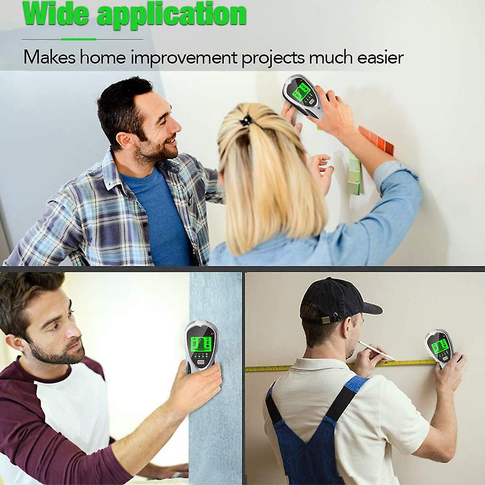 Wall Finder 4 In 1 Wall Metal Detector With Lcd Screen Stud Finder For ...