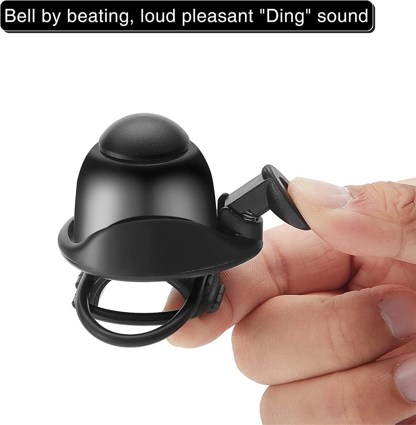 2 Pieces Bike Bell Adjustable Bicycle Bell Universal Aluminum Bike Bell Loud Sound Bike Ring For ...