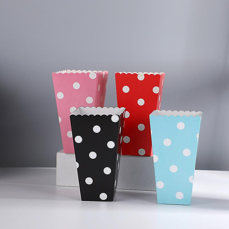 Blue Dot Disposable Popcorn Containers,disposable Popcorn Boxes Chicken ...