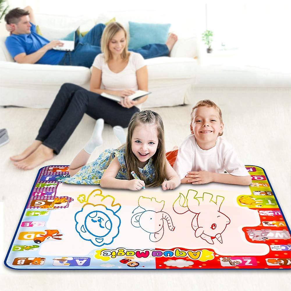 Water Doodle Mat, Kids Large Coloring Mat, Mess Free Drawing Mat with ...