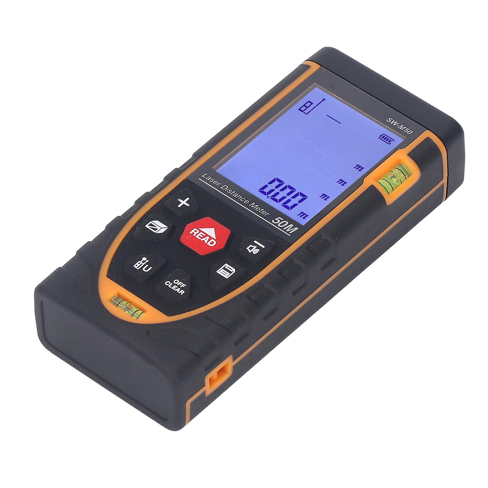 Infrared Handheld Laser Distance Meter & Finder with 50M Range and ...