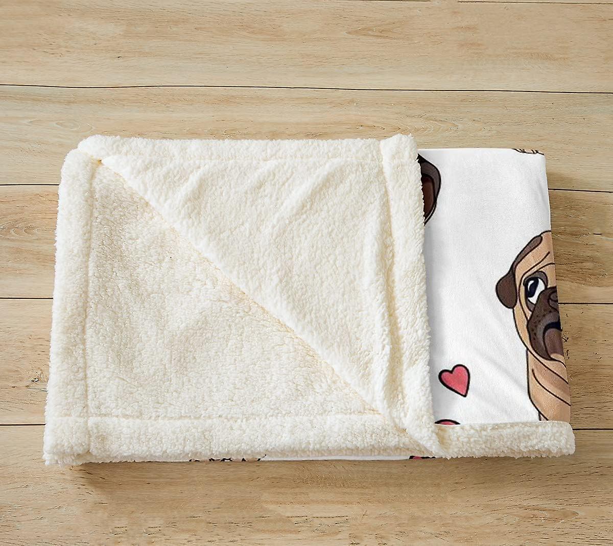 Børn søde hunde kaster tæpper barn tegneserie kæledyr hund plys tæppe ...