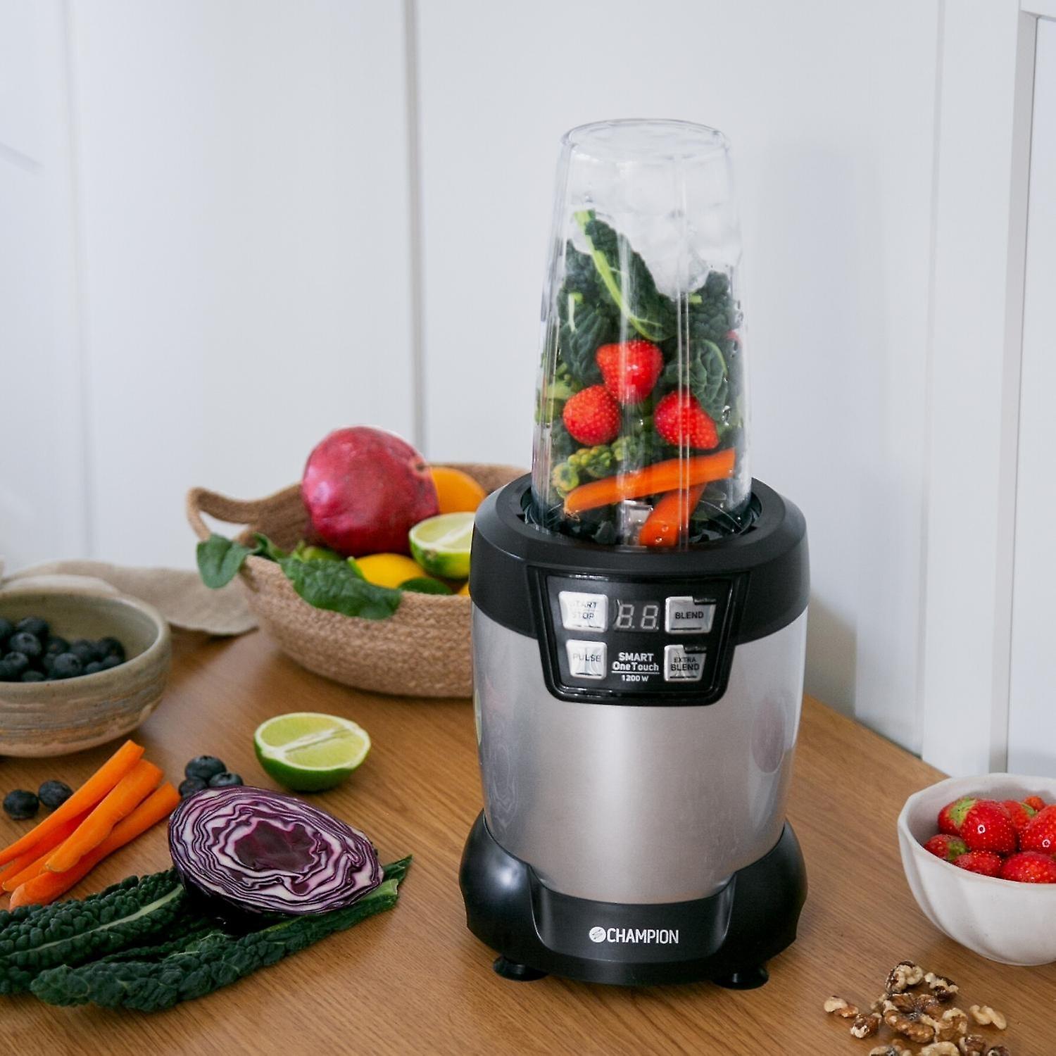 Nutrition Blender Pro Digital 1200W NB500 Black/Silver | Fruugo UK