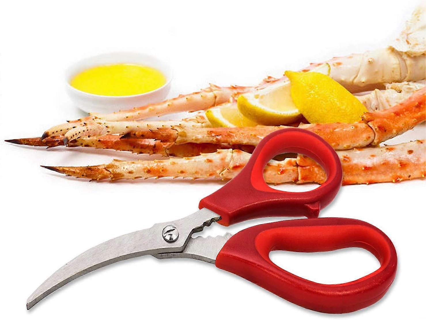 Kitchen Seafood Crab Leg Scissors, 4 Pack Crab Leg Scissors Lobster ...