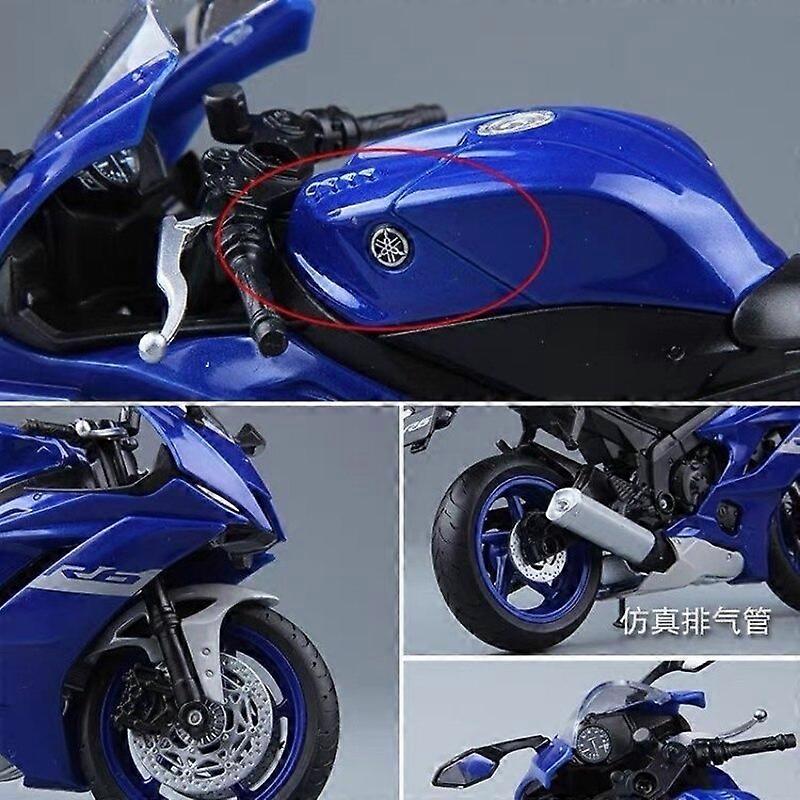 1:12 Yamaha YZF-R6 Alloy Motorcycle Model Diecast Toy Cars Toys Racing ...