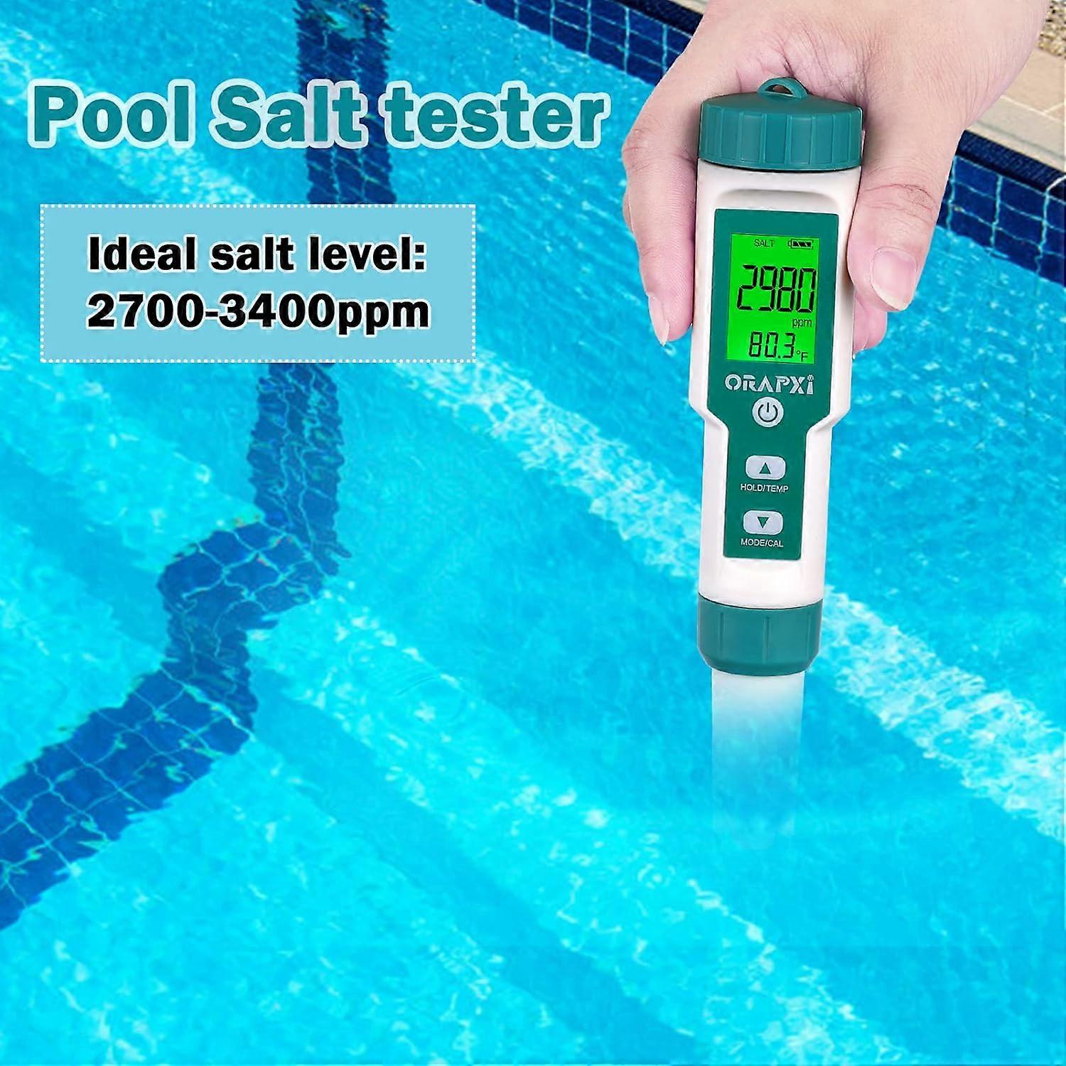 Pool Salt Tester pH and Salt Meter for Saltwater Pool pH | Fruugo UK