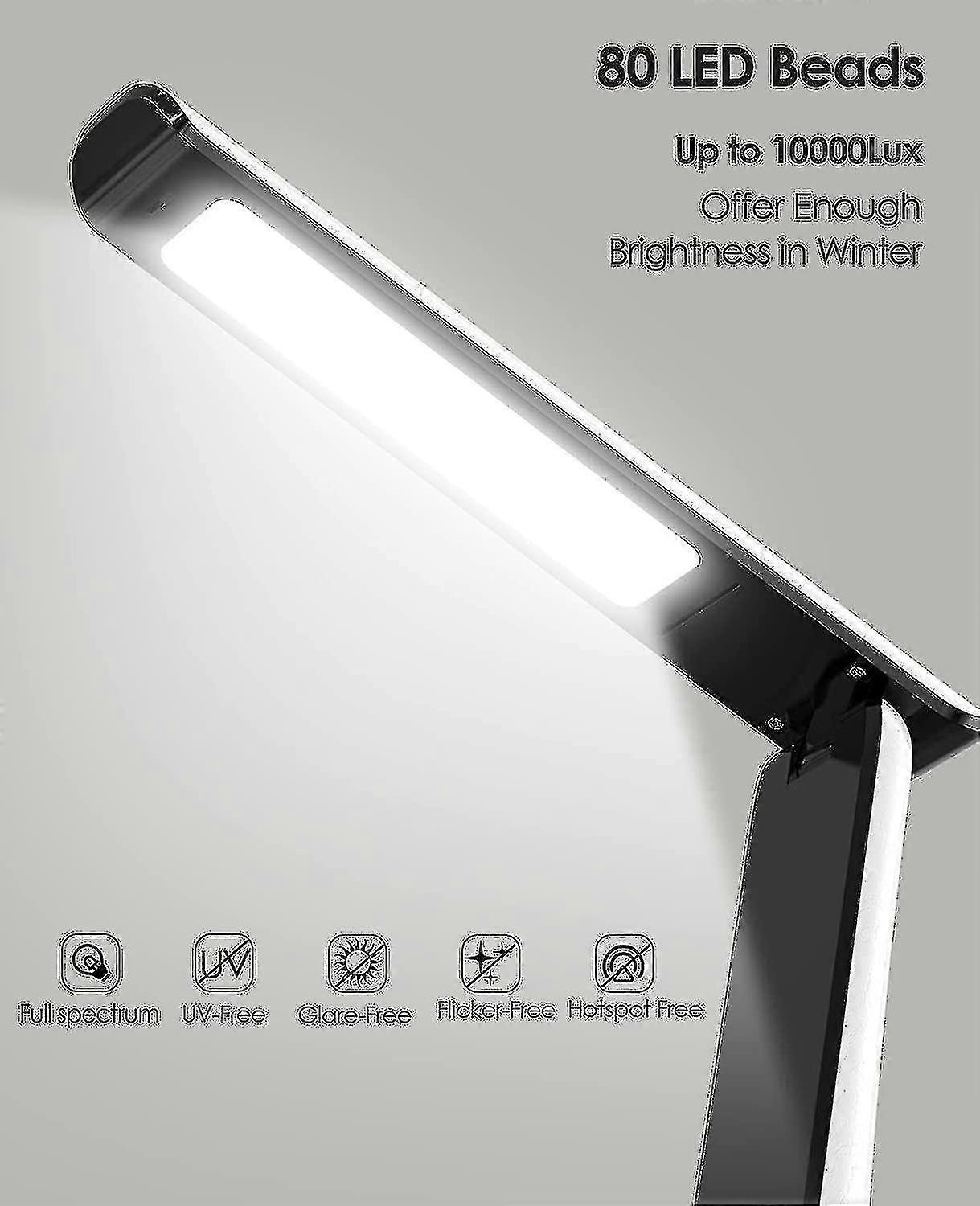 Sad Lamp, Sad Light Therapy Lamp, 10000 Lux Portable Daylight Lamp ...