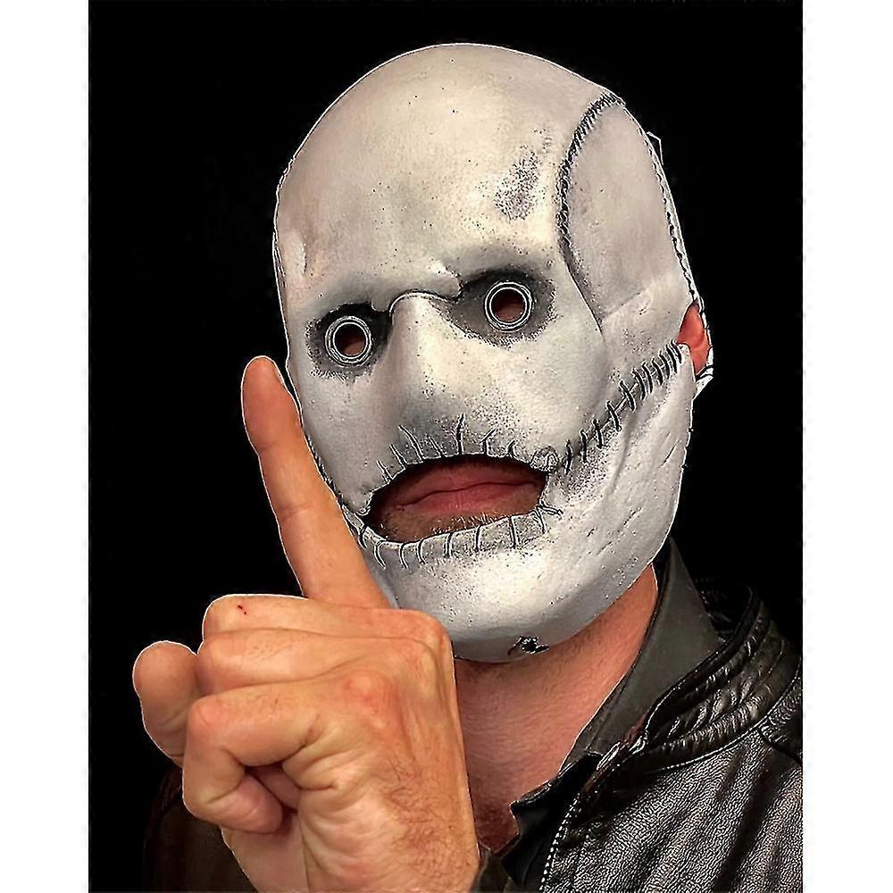 Halloween Slipknot Corey Taylor Mask Dj Cosplay Horror Long/short Latex ...