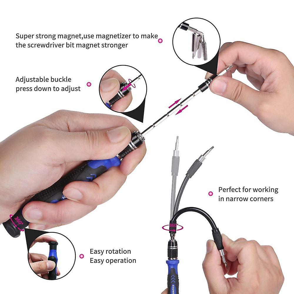 Computer Repair Kit,122/115 In 1 Magnetic Laptop Screwdriver Kit ...