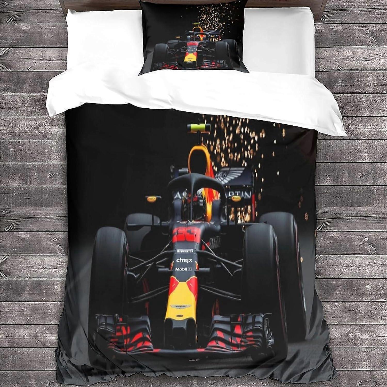 Formula 1 3D Duvet Cover Sets, F1 Bedding Set and Pillowcase for Single ...